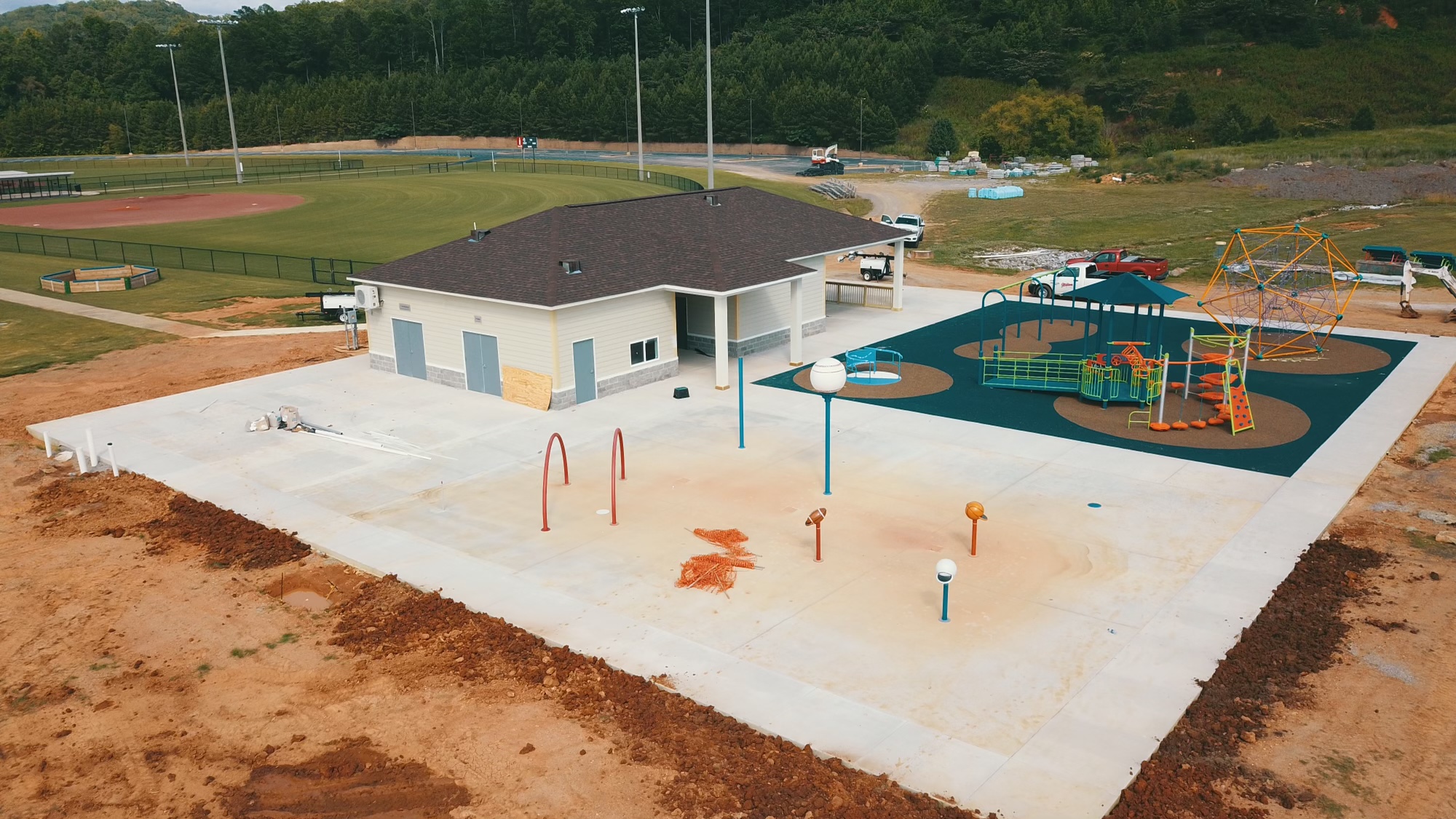 Clay Playground and Splashpad - Milam & Co